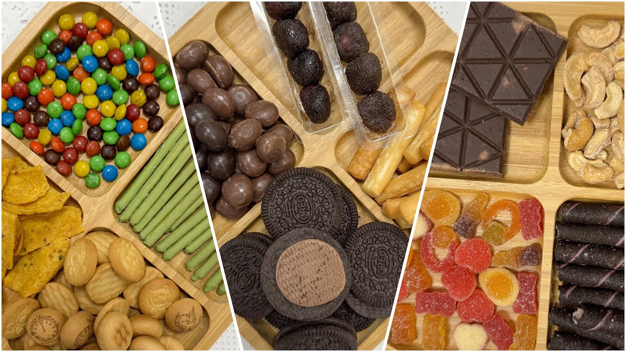 Filling platter with sweet snacks #13 - YouTube