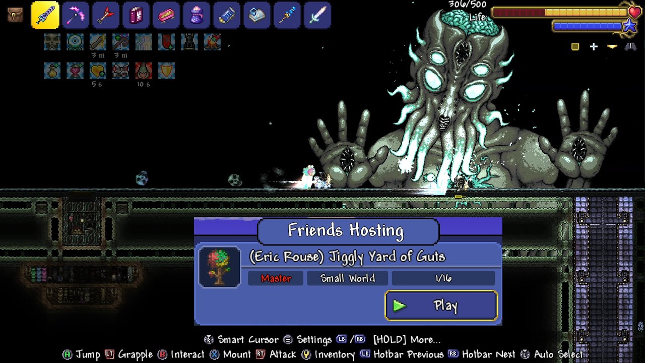Terraria - Master Mode - Moon Lord Farm - YouTube