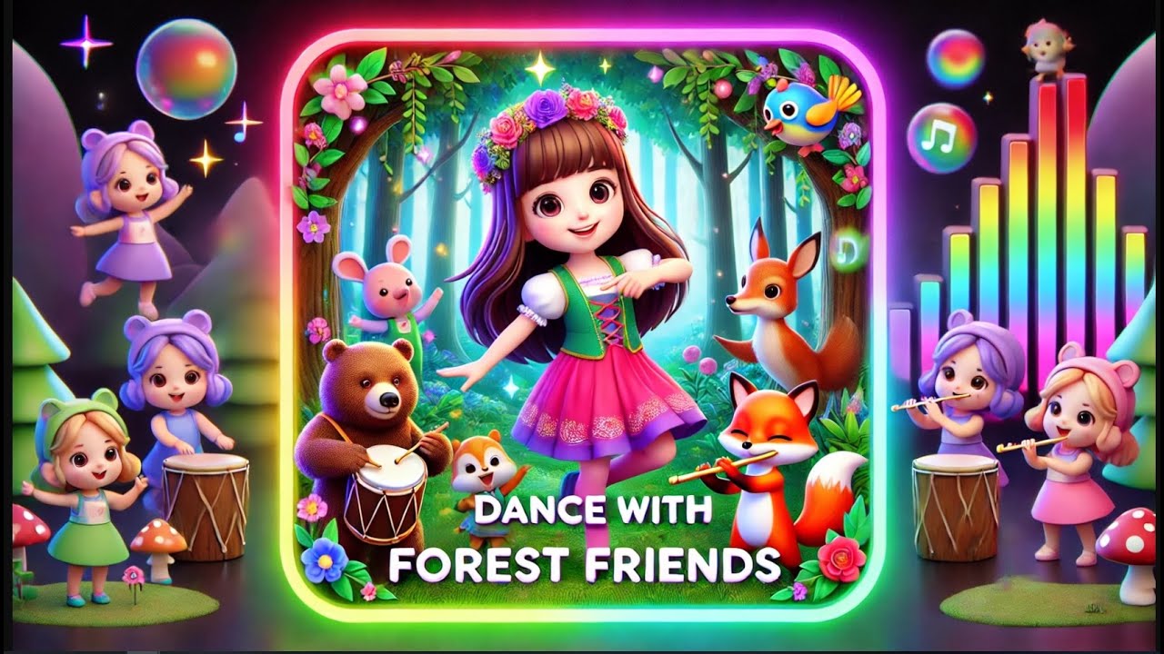 Dance with Forest Friends! | A Joyful Kids Song Adventure - YouTube