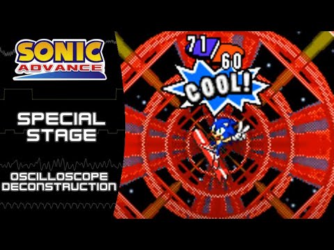 Sonic Advance (GBA) - Special Stage - Oscilloscope Deconstruction - YouTube