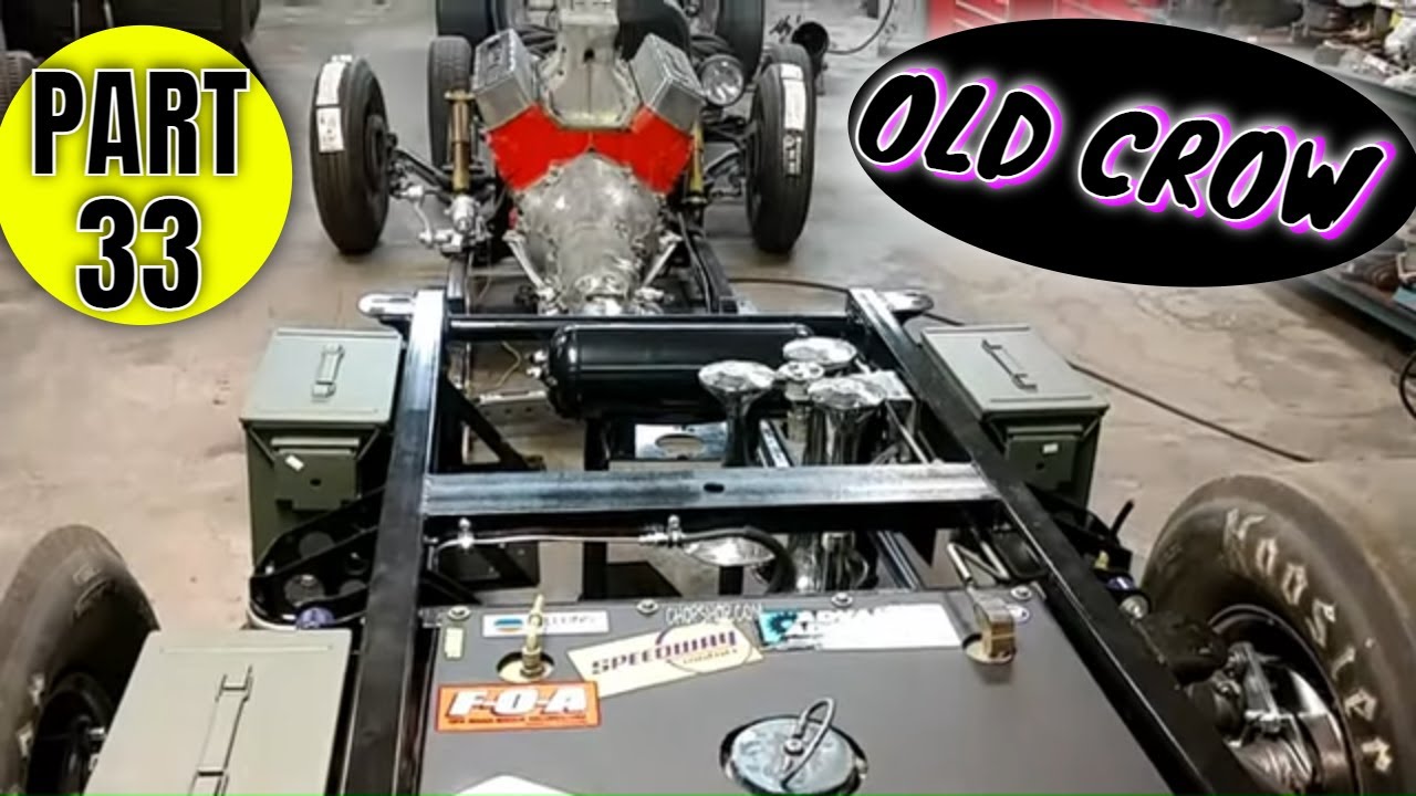 Chassis and motor are married again (Rat Rod build 33) - YouTube