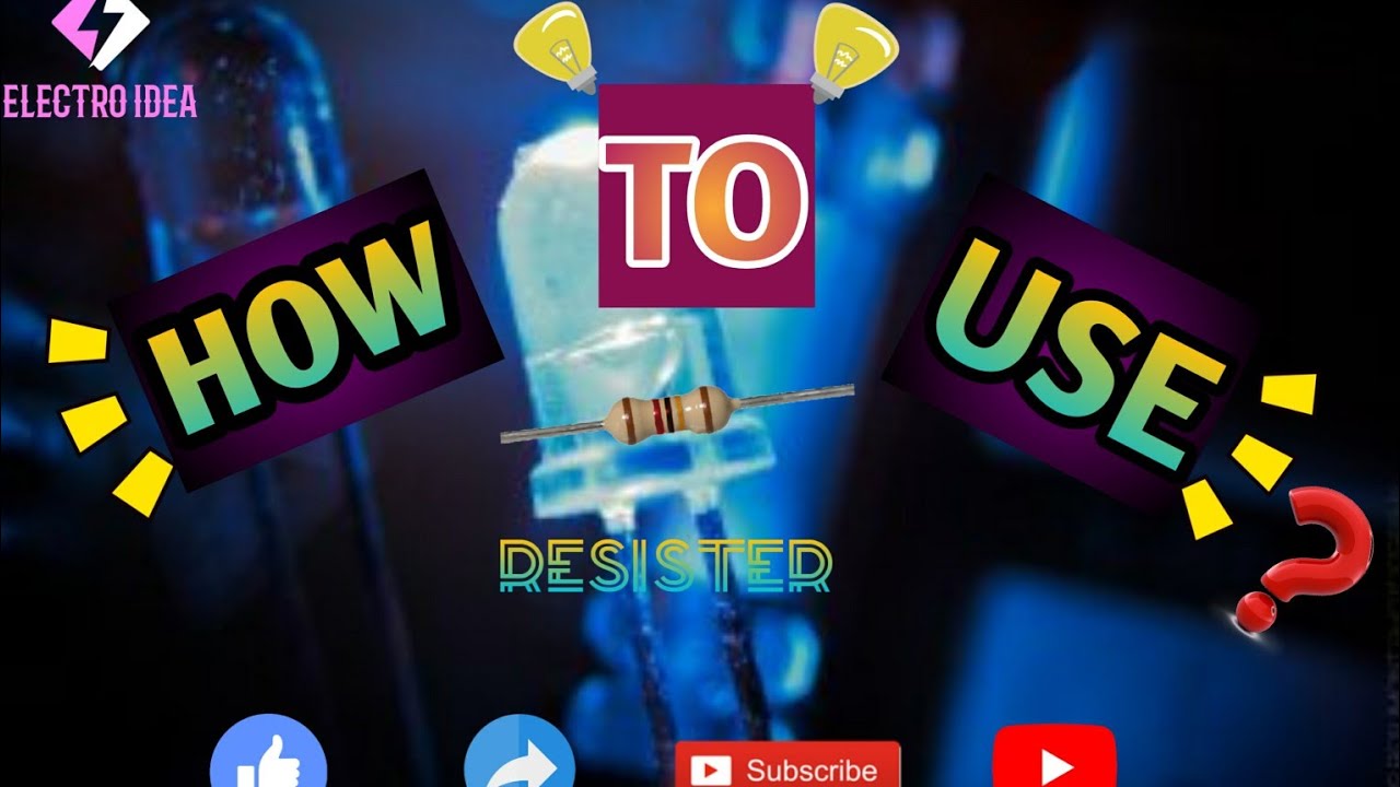 HOW TO USE RESISTER🤔 IN AN EASY WAY - YouTube