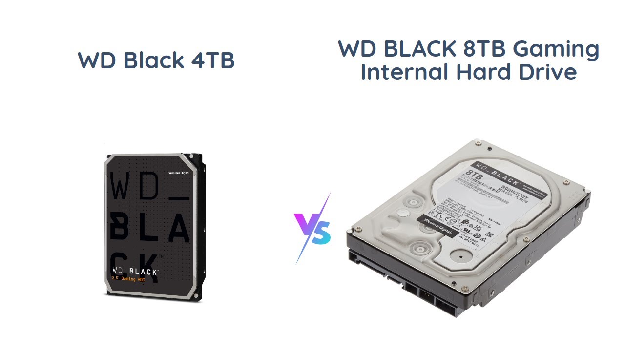 Western Digital 4TB vs 8TB Gaming Hard Drive Comparison! - YouTube
