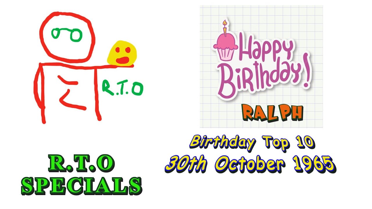 Ralph's Birthday Top 10 30th October 1965 - YouTube