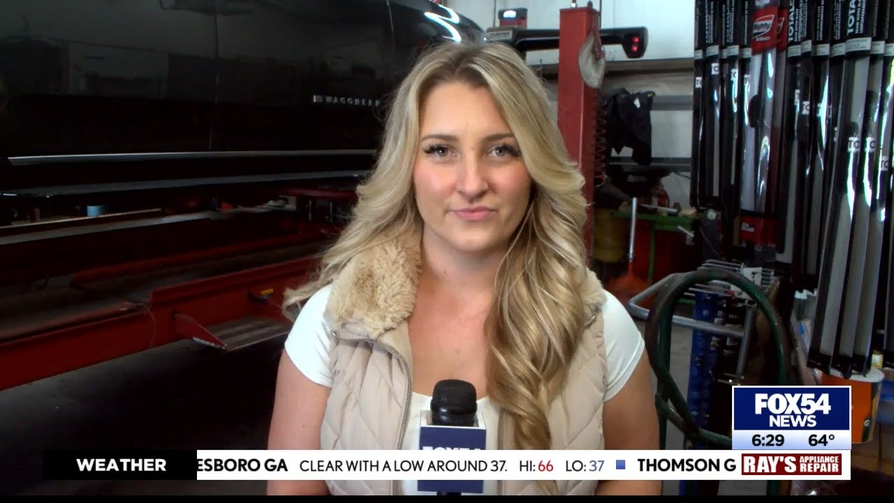 Tori Smith -- FOX54 News -- Tire Repairs on the Rise after Helene - YouTube