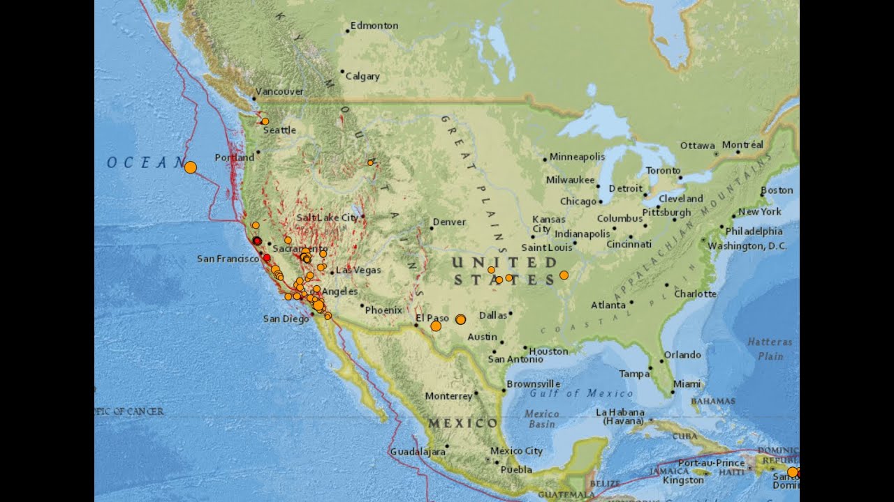 Deep Earthquakes Fiji Region. Texas EQ activity picking up. West Coast ...