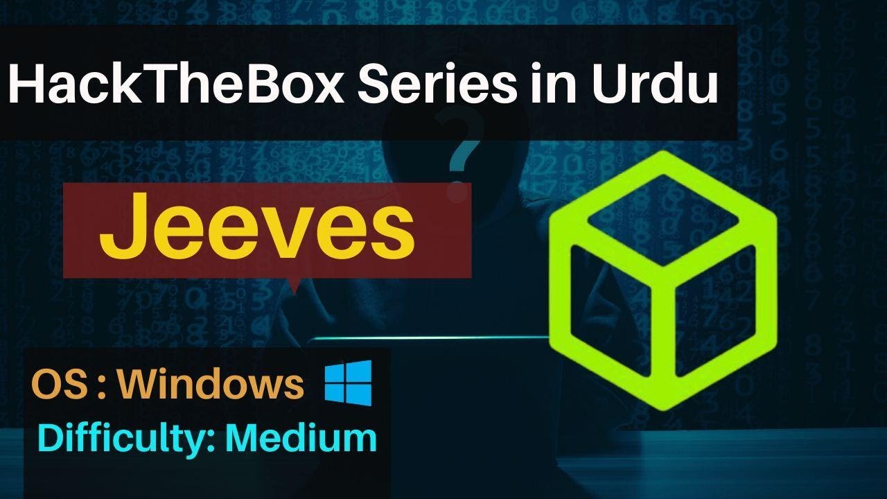 Hack the box Urdu Series | Jeeves hackthebox | Cyber Security for beginners - YouTube