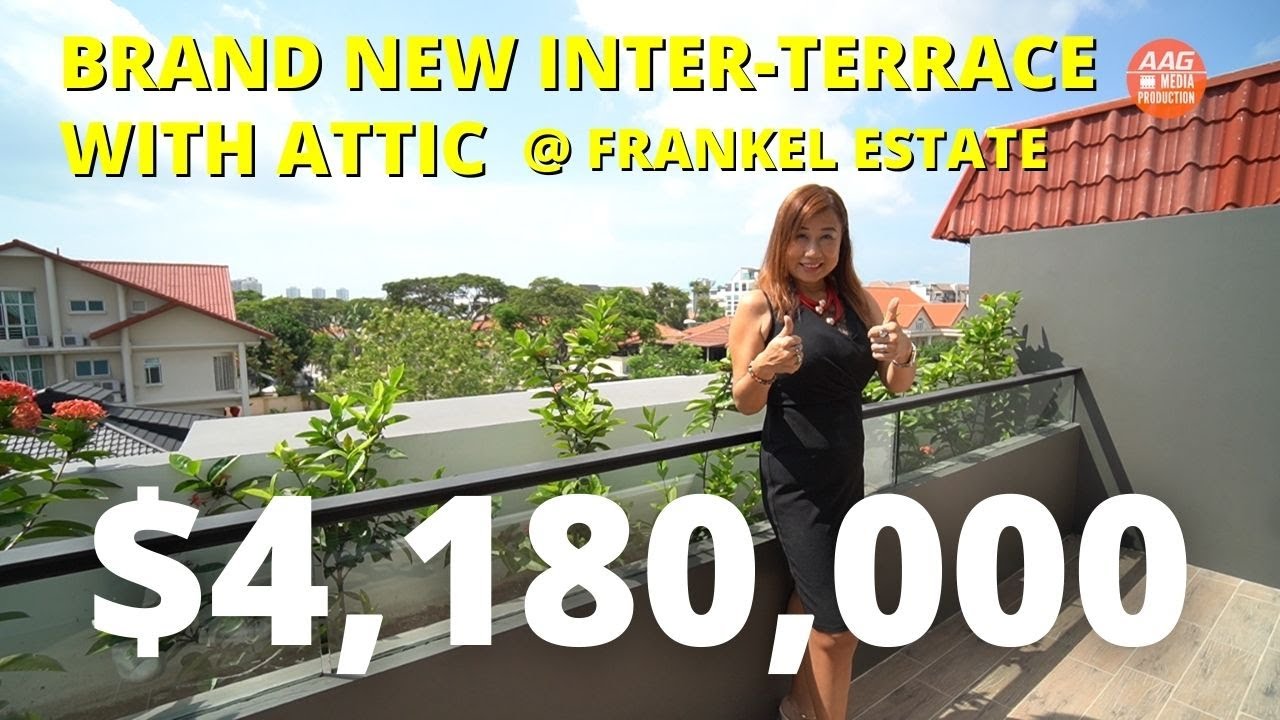 Singapore Landed Property Home Tour - Brand New 2 Storey Inter-Terrace ...
