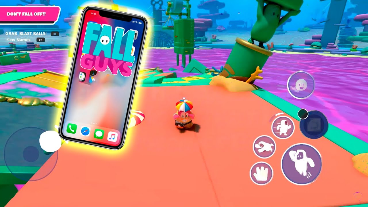 ASÍ se VE FALL GUYS MOBILE!!! Fall Guys Mobile Gameplay y Pantalla ...
