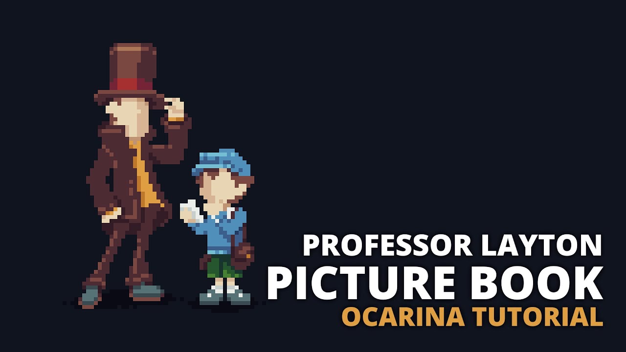 Professor Layton - Picture Book - feat. @jaydelado - Ocarina tutorial ...