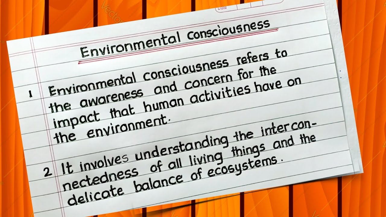 Environmental consciousness essay in english | Essay on environmental ...