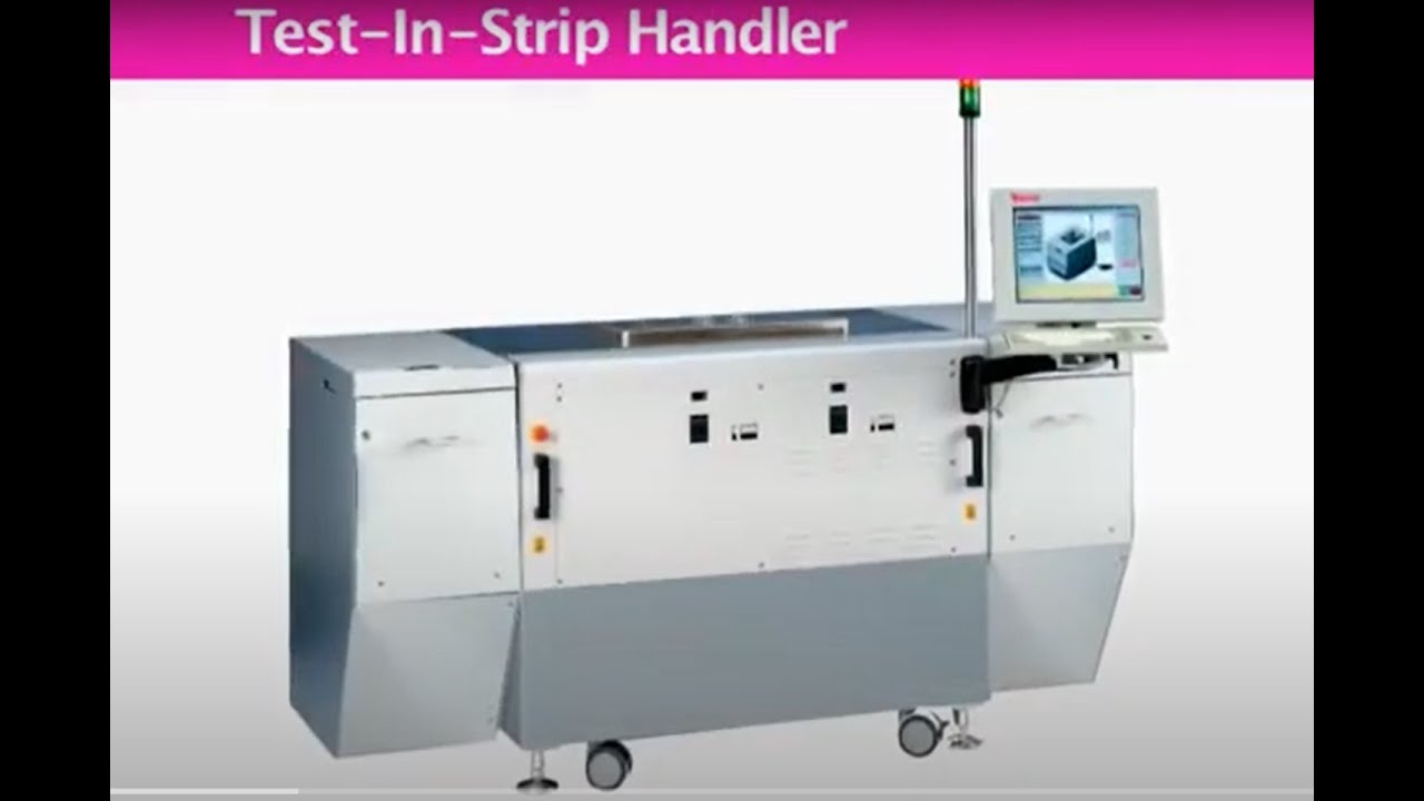 JAGUAR HANDLER SO3000 STRIP TEST HANDLER - YouTube