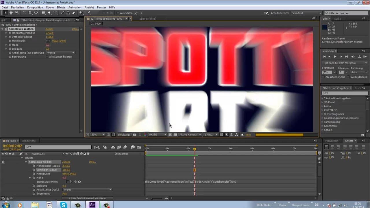 EINFACHES Intro erstellen After Effects Part - YouTube