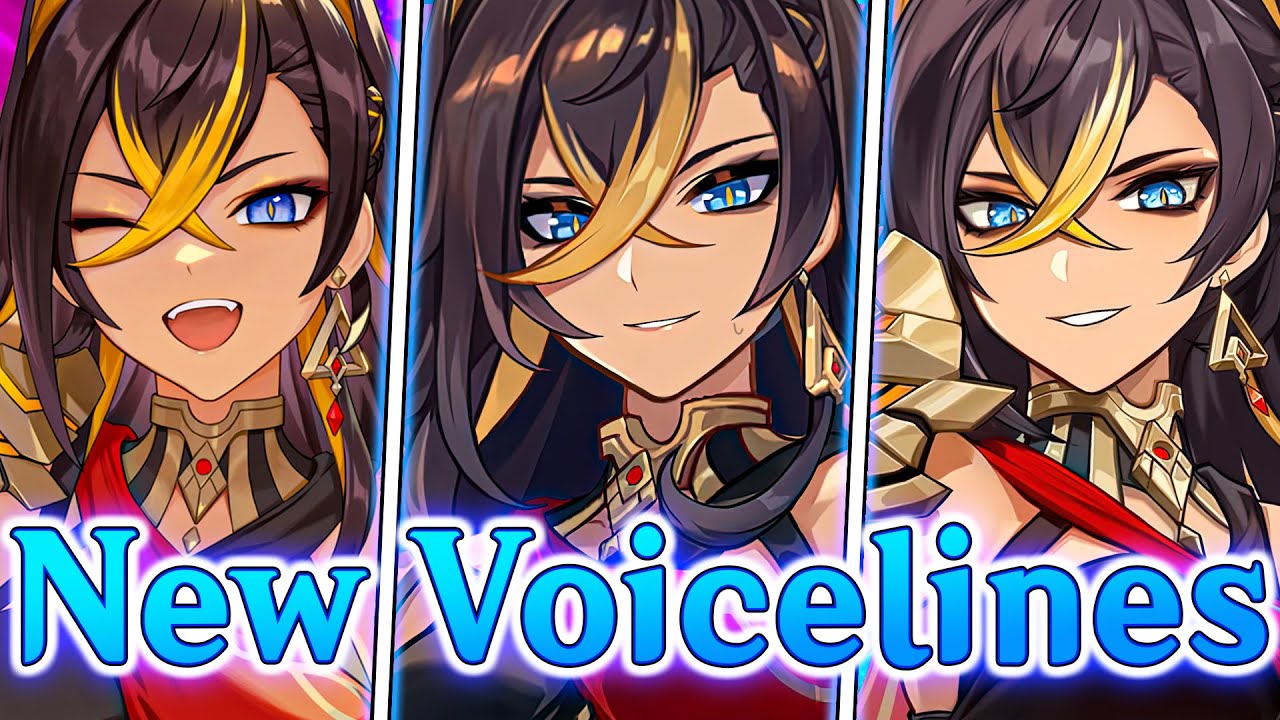 Dehya Comrade-zones Traveler :') | Dehya NEW Voice lines - Genshin ...