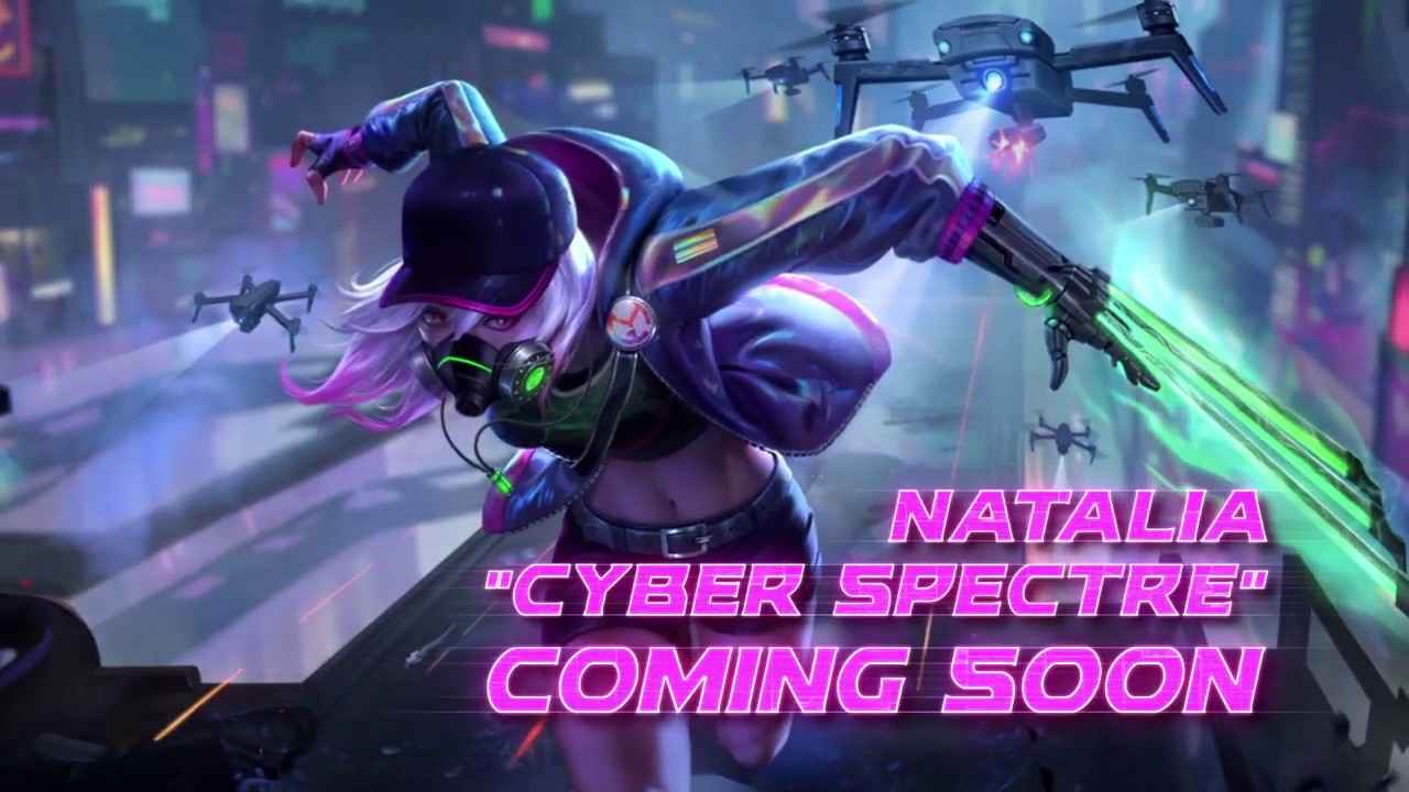 Natalia New Skin | Cyber Spectre | Mobile Legends: Bang Bang - YouTube