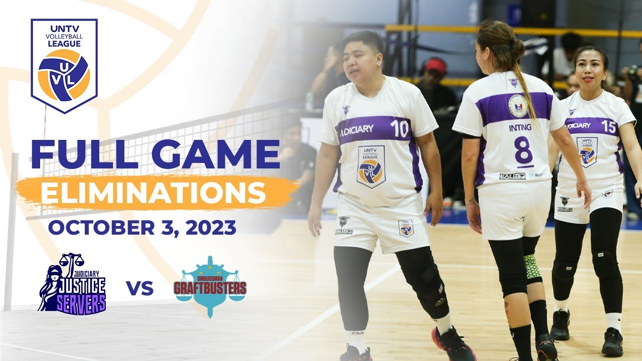 UNTV Volleyball League Elims: Judiciary Justice Servers vs Ombudsman ...