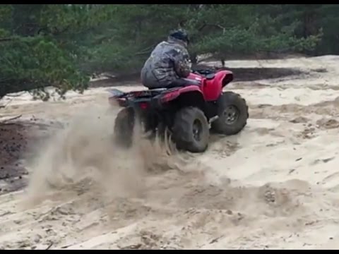 ATV on Sand Dunes ATV Free Ride - YouTube