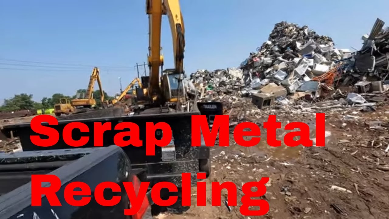 A Trip to the Scrap Yard Ferrous and Non Ferrous Scrap Metal - YouTube