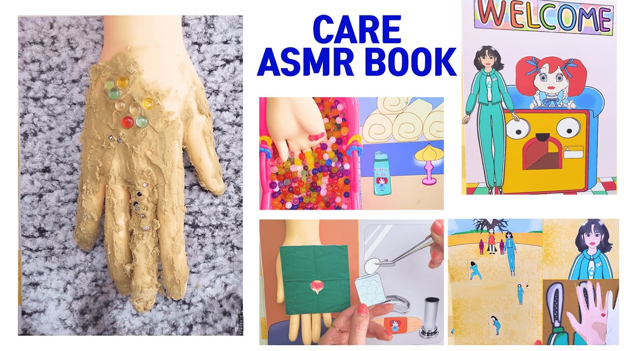 DIY ★POPPY PLAYTIME&SQUID GAME ASMR CARE BOOK 파피플레이타임과 오징어게임 케어ASMR북 ...