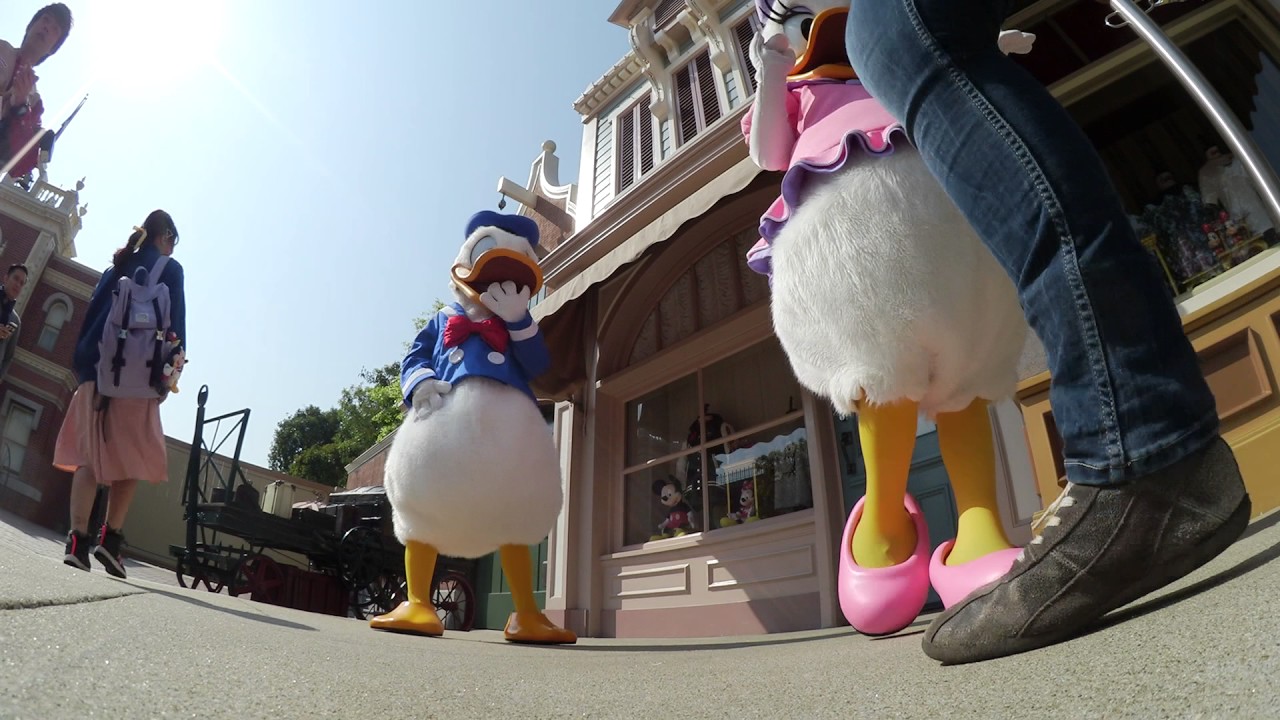 Hkdl feb 17 last day donald and daisy - YouTube
