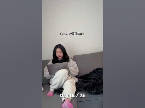 Code with me🛋️ not feeling it today but i’m glad i did it! #coding #code #studywithme - YouTube