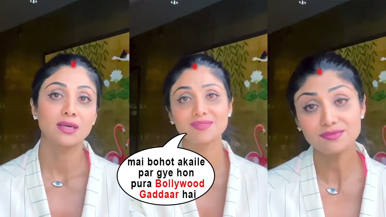 Shilpa Shetty Crying on Being Alone after Raj Kundra Bail Rejected and ...