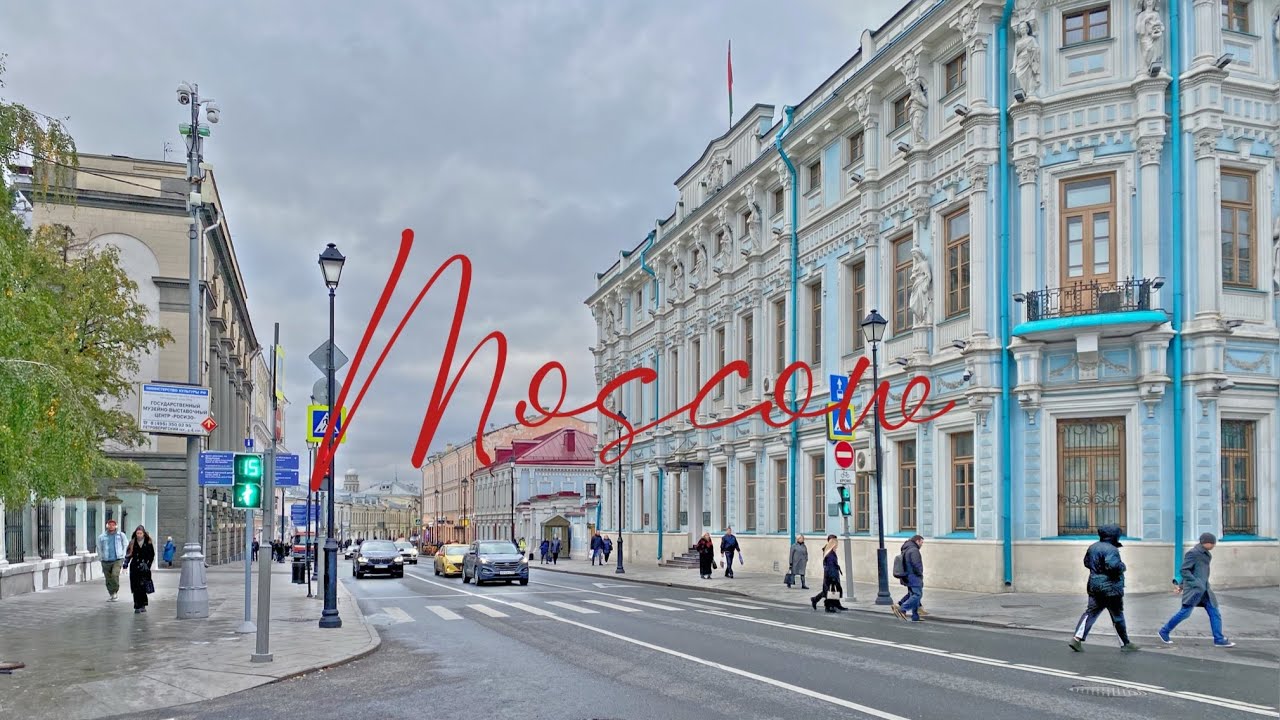 Rainy day in moscow | October2023 - YouTube