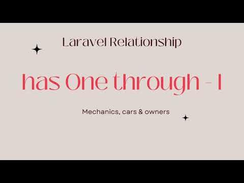 Laravel hasOne through eloquent ORM relationship - YouTube
