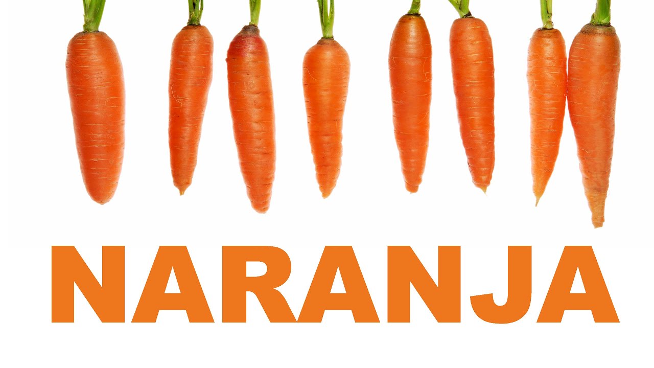 NARANJA, aprende los colores, canción de colores, video de colores ...