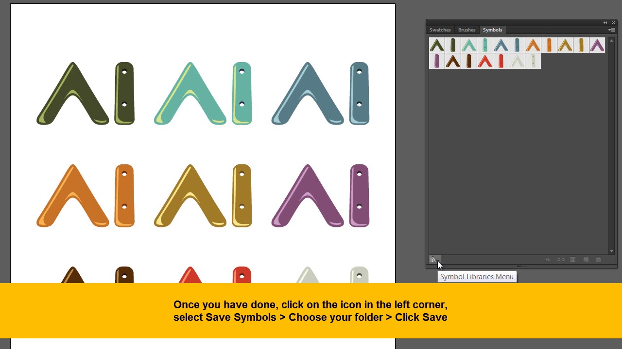 How to Create Symbols With Vector Beads in Adobe Illustrator - YouTube