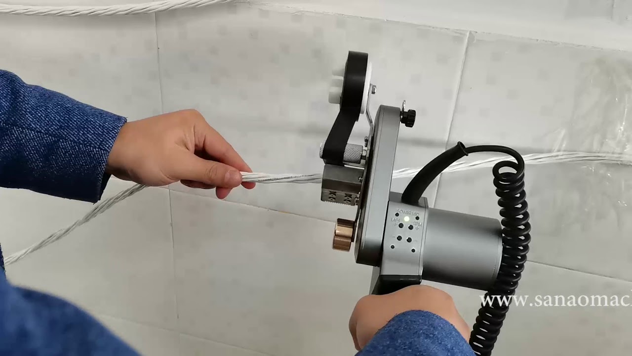 Handheld Tape Winding Machine for Wire and Cable - YouTube