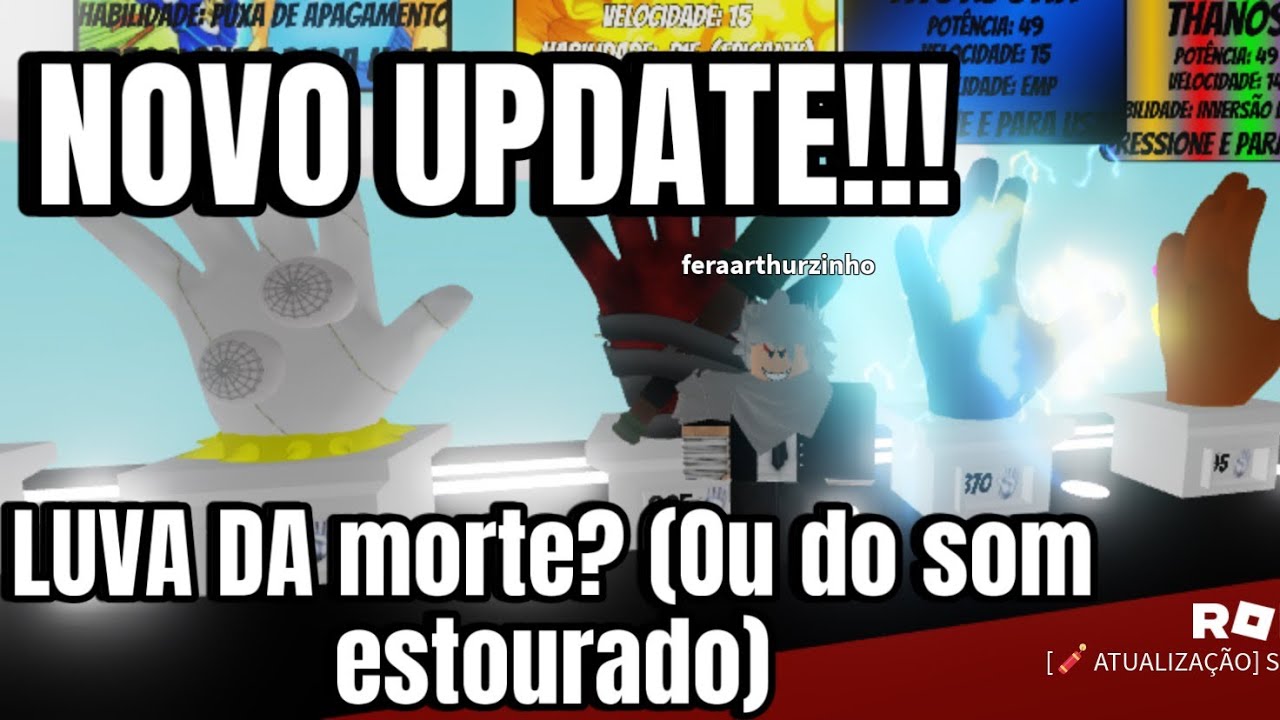 NOVO UPDATE FRESCO, A LUVA da morte? (Ou do sol estourado) | Roblox ...