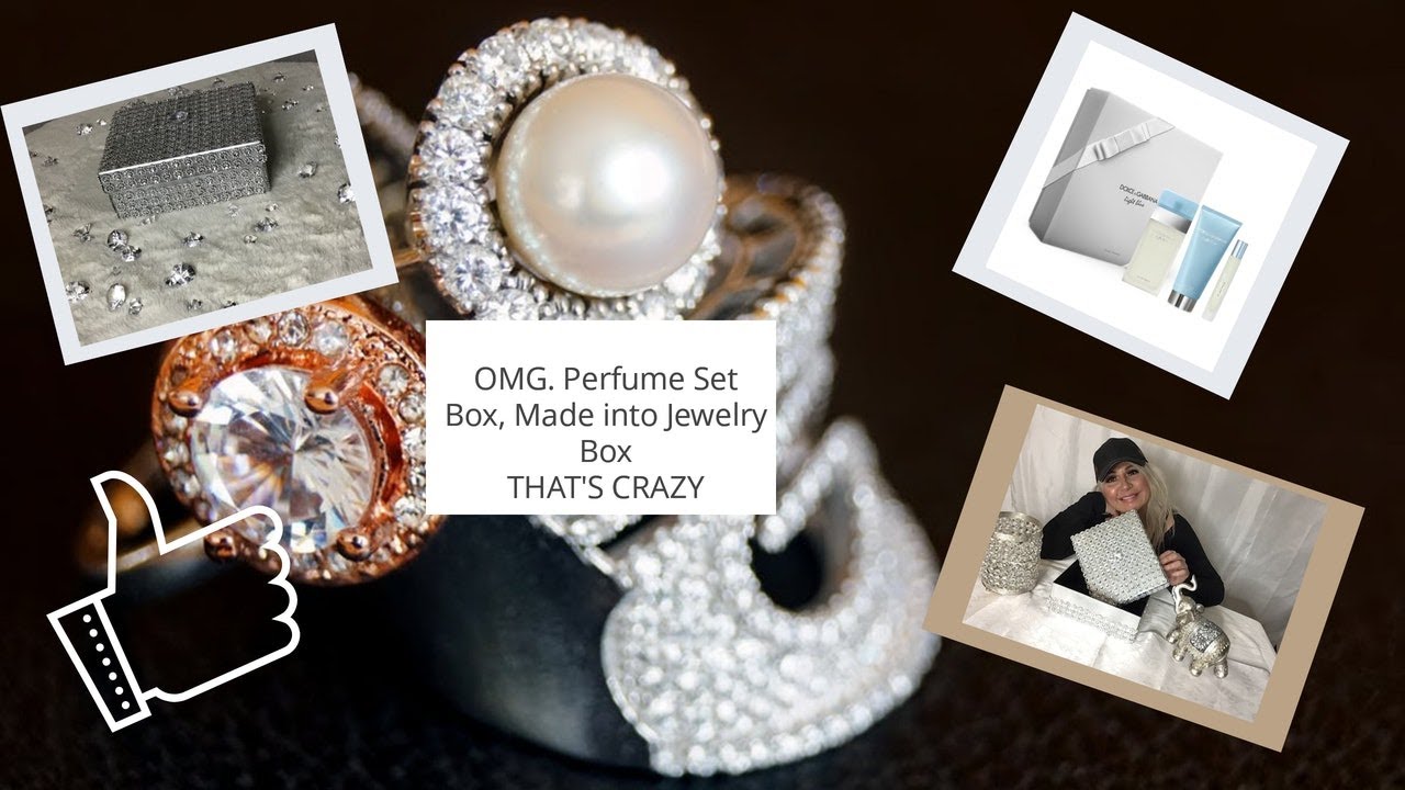 DIY GLAM JEWELRY | KEEPSAKE BOX| STORAGE JEWELRY| ACCESSORIES BOX - YouTube