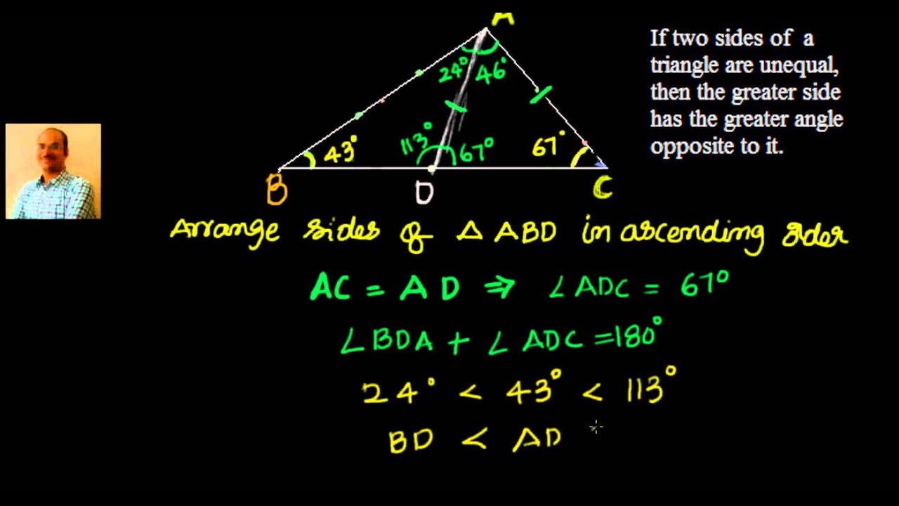 Triangle Inequalities problems - YouTube