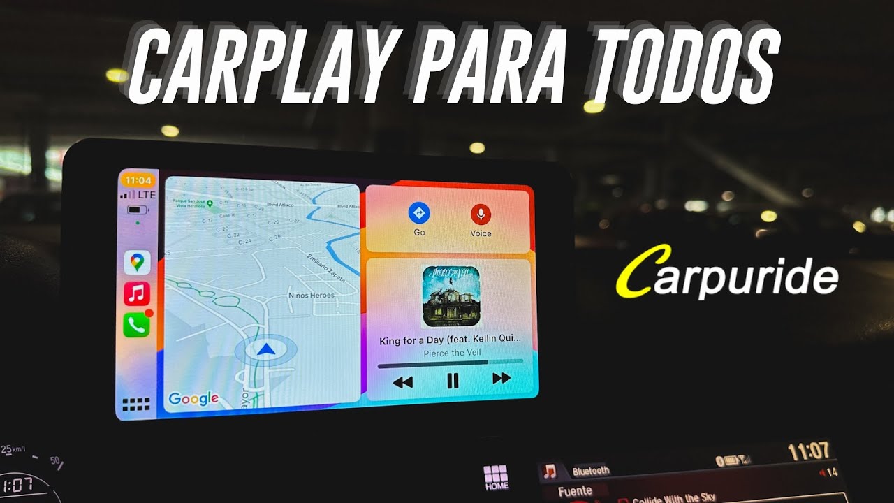 Carpuride - CarPlay y AndroidAuto en CUALQUIER Auto 😱🚗 - YouTube