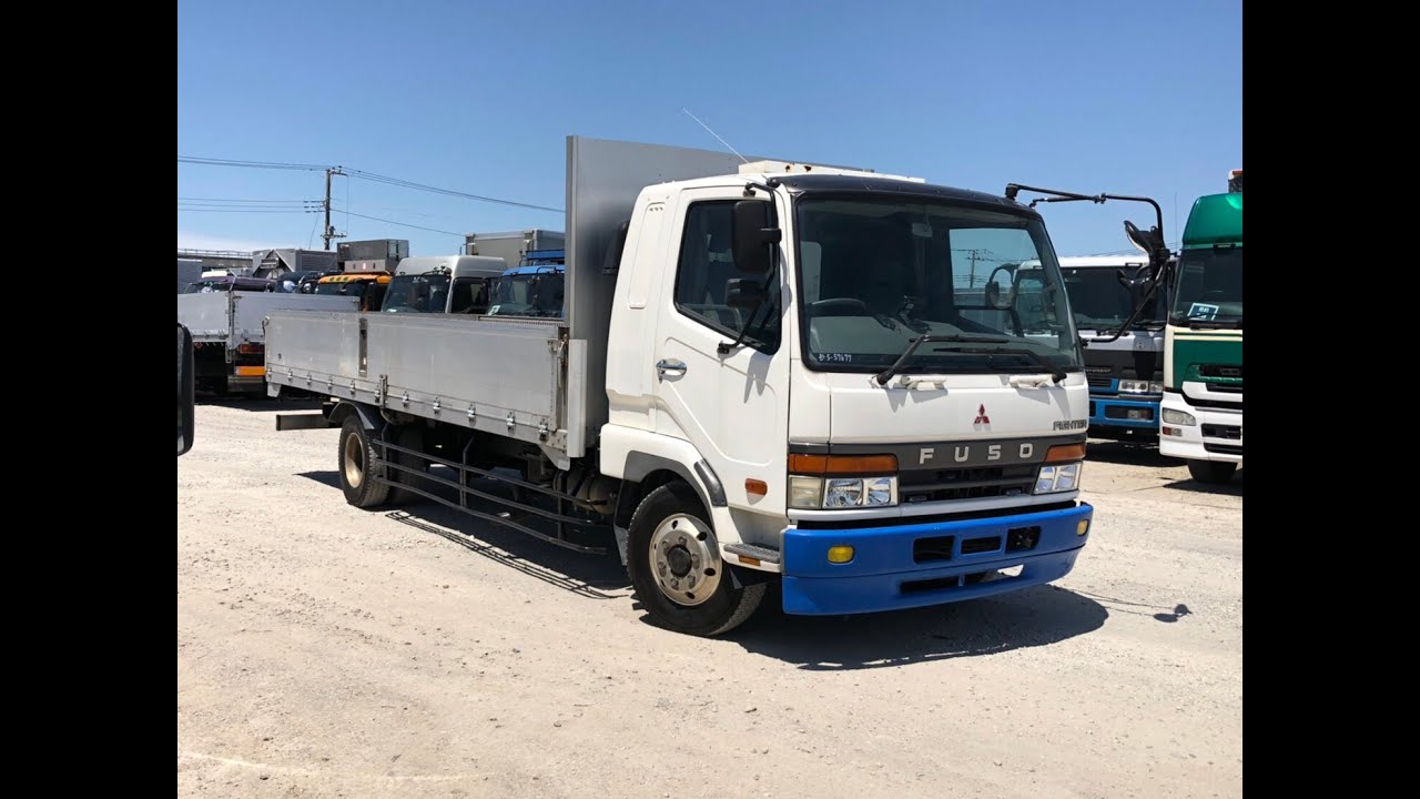 1999 model, Mitsubishi Fuso Fighter truck, 6D16 Turbo Engine!! - YouTube