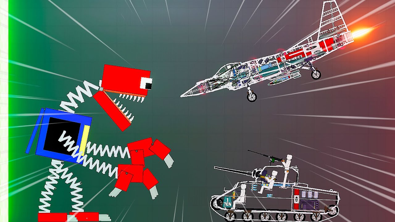BOXY BOO vs ARMY Who will win? - Project Playtime - People Playground 1 ...
