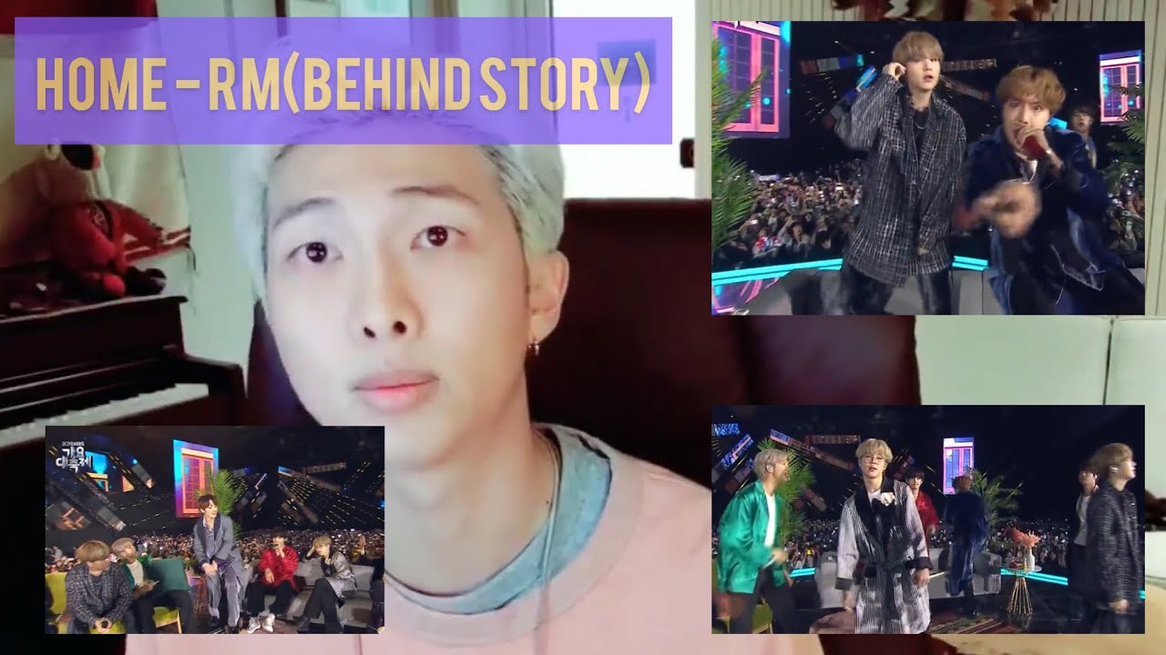 BTS Home- Behind Story (RM) - YouTube