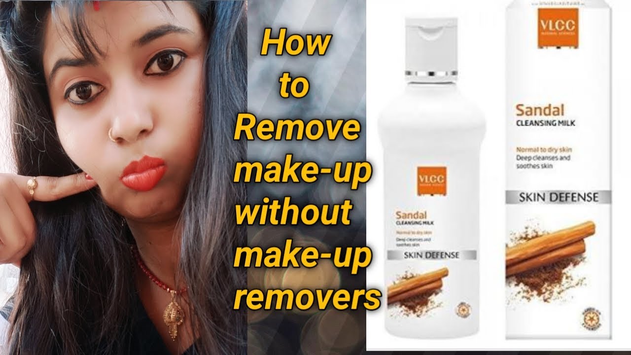 How To Remove Makeup From Cleansing Milk||How To Make-up Remove Without ...