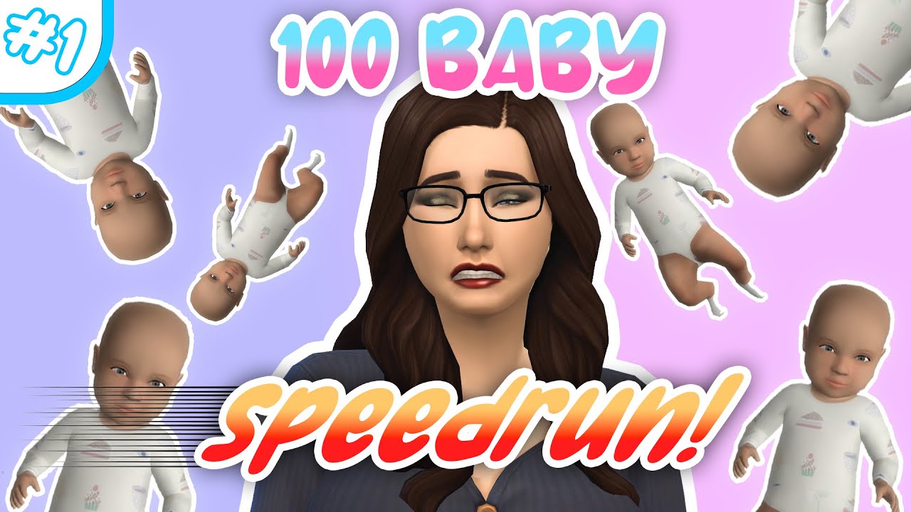 100 baby speed run - challenging my community! - YouTube