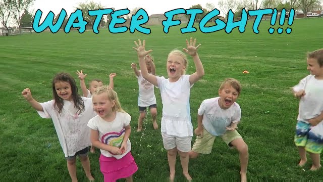 EPIC WATER BALLOON BATTLE! - YouTube