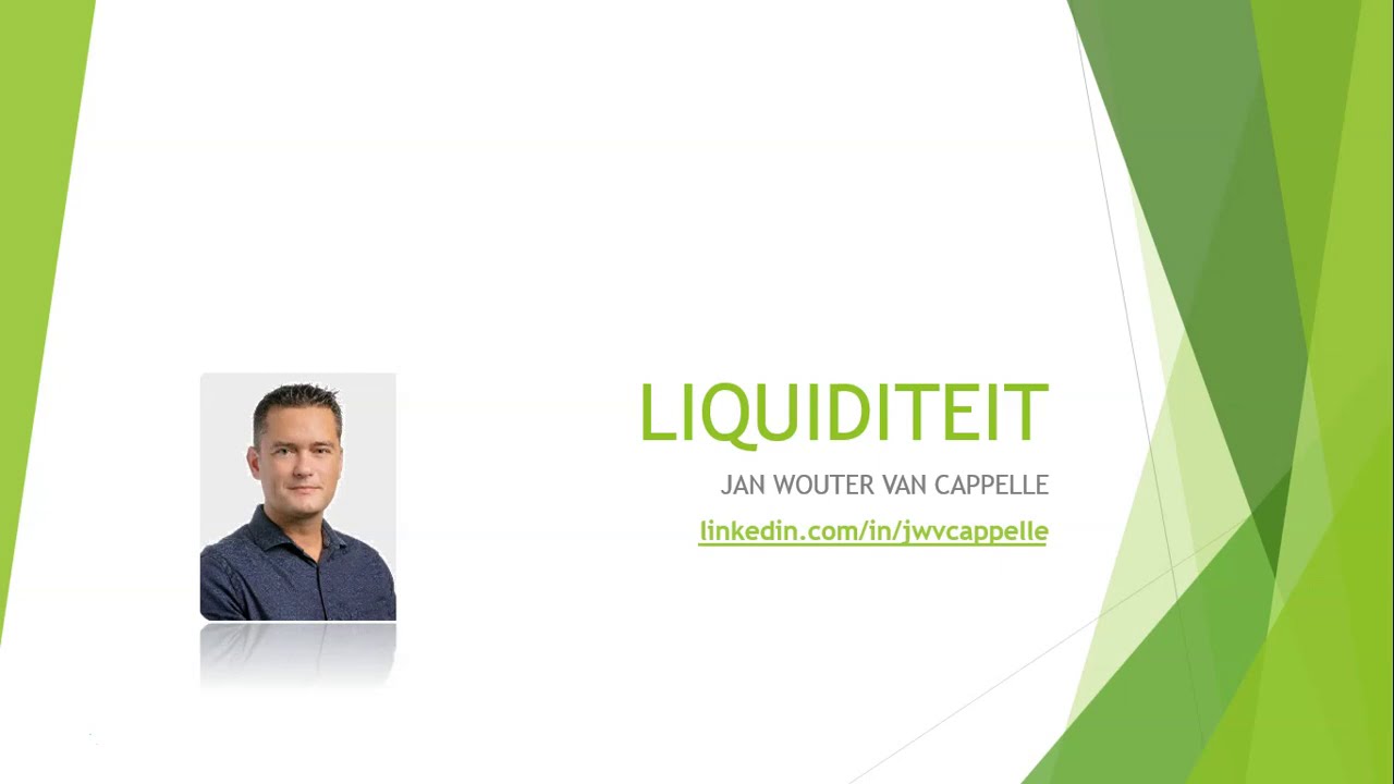 Liquiditeit en liquiditeitsratio's - YouTube