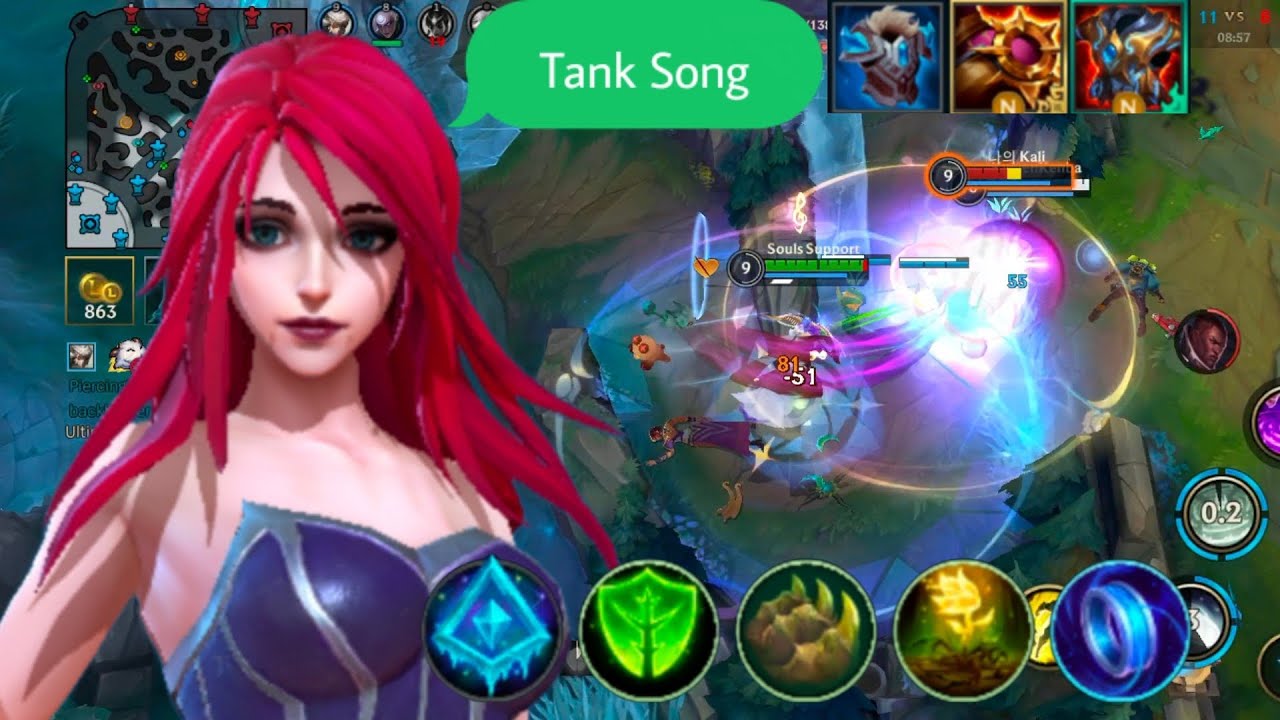 Unlimited Power Tank Song / Sona Gameplay S13 - YouTube