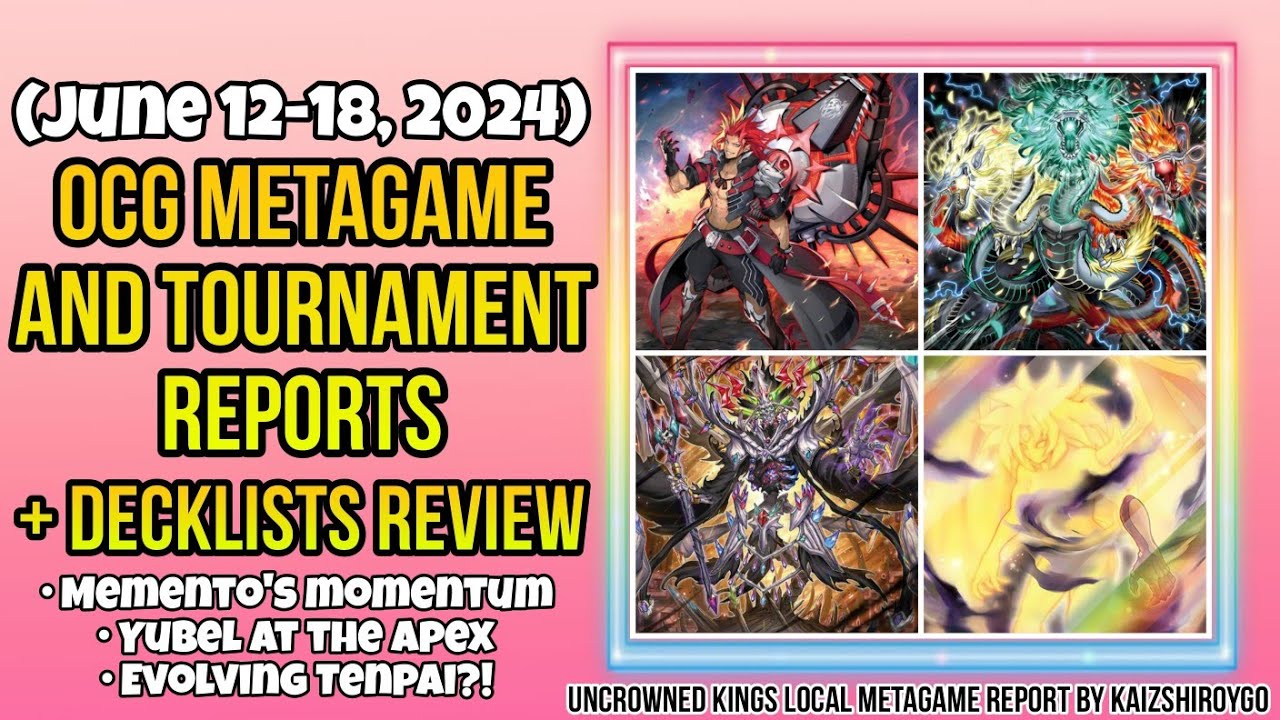 Yu-Gi-Oh! - OCG Metagame Report And Deck List Reviews | June 12-18, 2024 - YouTube