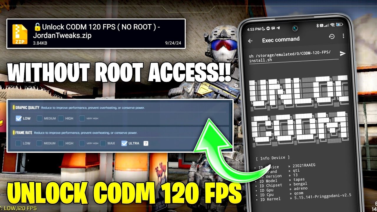 🔧Unlock CODM 120 FPS Module ( No Root ) In Any Android Phone 📱 - YouTube