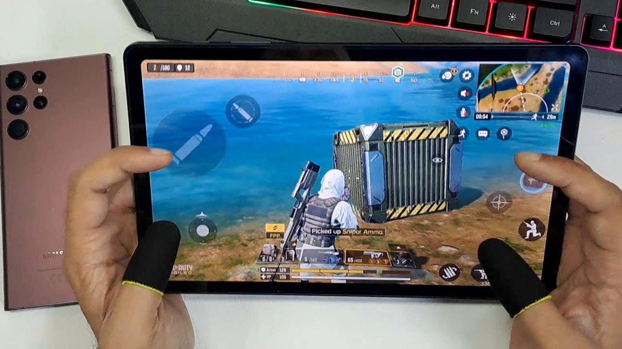 Call of Duty Mobile on Samsung Galaxy Tab A9 Plus - YouTube