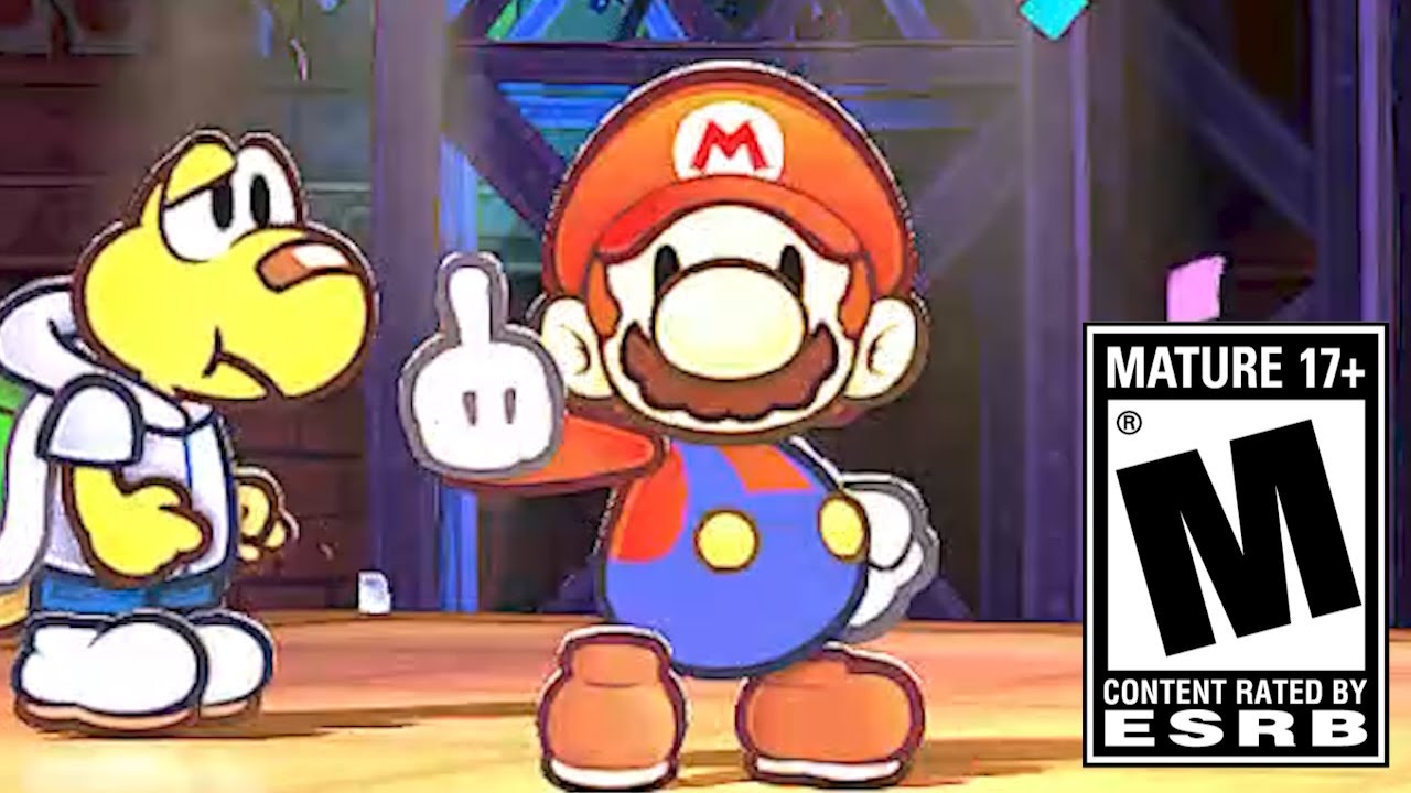 Mario Middle Finger Compilation [Paper Mario: The Thousand-Year Door ...