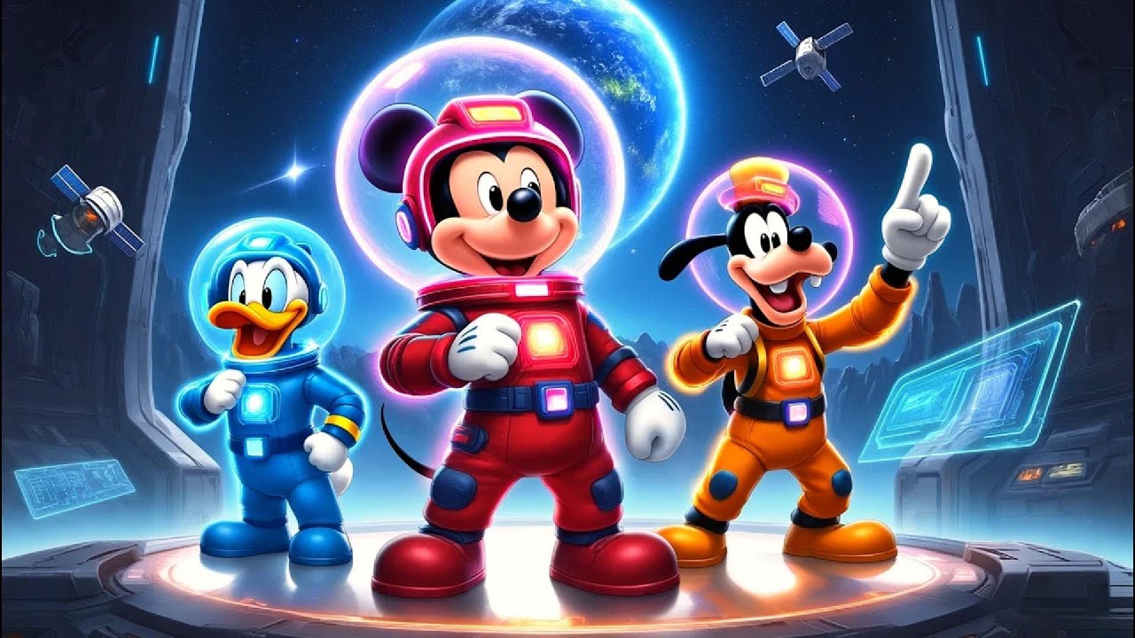 Mickey’s Space Mission! 🚀 Donald & Goofy Explore the Galaxy | Mickey ...