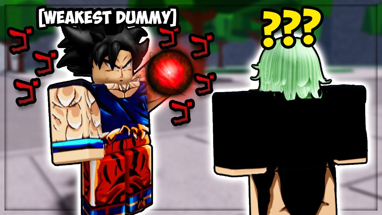 Trolling as The WEAKEST DUMMY in Roblox The Strongest Battlegrounds ...