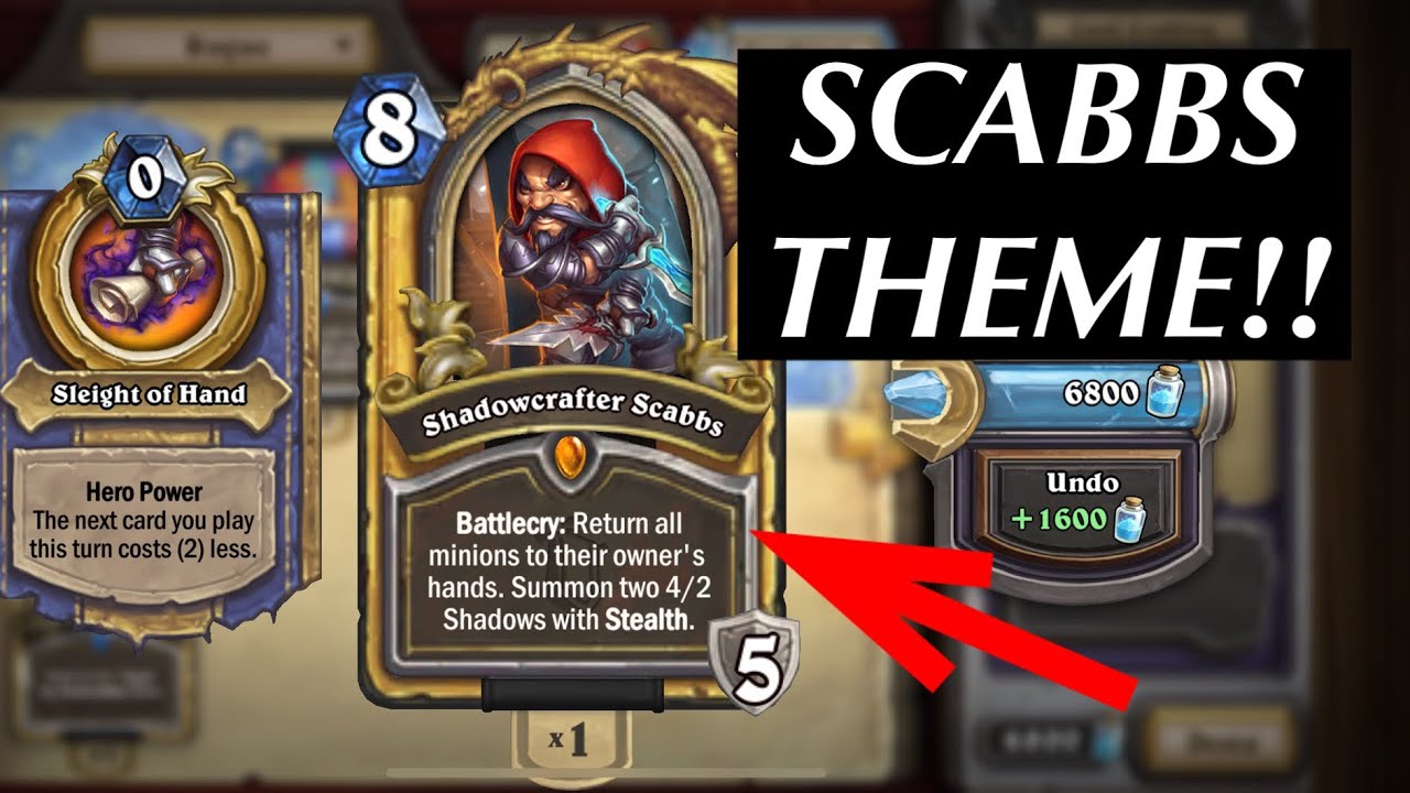 SHADOWCRAFTER SCABBS Theme, Voice Line, & Golden Animation! - YouTube